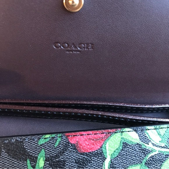 Coach | Bags | Coach Travel Envelope Wallet In Signature Canvas With ...